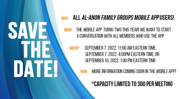 Mobile App Town Hall - Reserve Your Session! - Al-Anon Family Groups